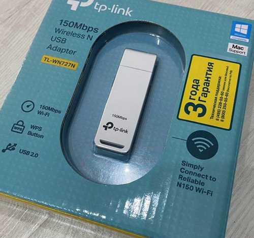 Wifi адаптер tp-link tl-wn727n