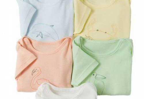 Zara baby новые боди 62см 4шт