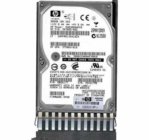 Жесткий диск HP DG0300bamyr 300Gb SAS 2,5" HDD