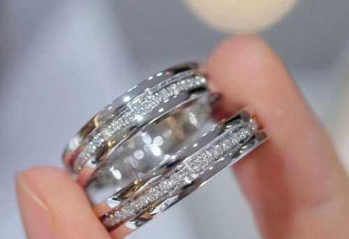 Булгари кольцо с бриллиантами 0,45 ct