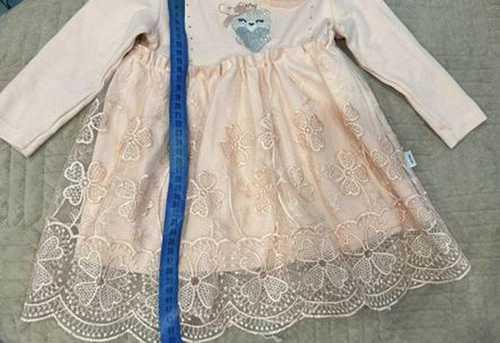Детское нарядное платье 80 размер