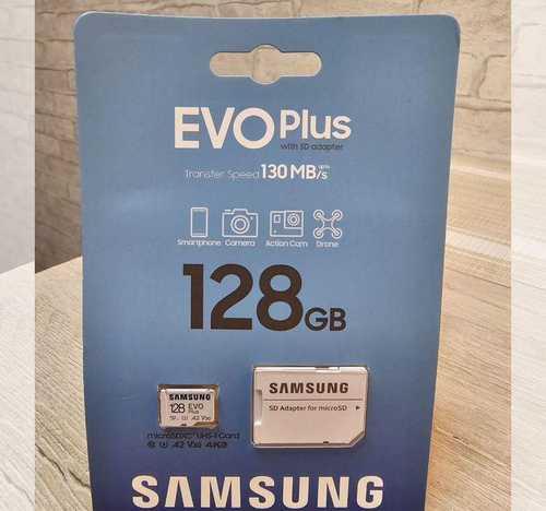 Карта памяти Samsung Evo Plus 128gb