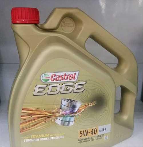 Масло моторное Castrol edge 5W-40 A3/B4