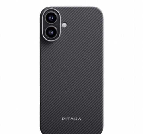 Pitaka Ultra-Slim Case для iPhone 16, черный