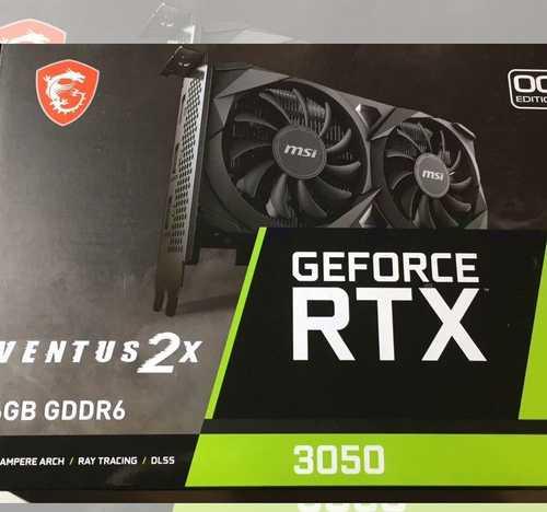 Видеокарта rtx 3050 ventus 2x 6gb