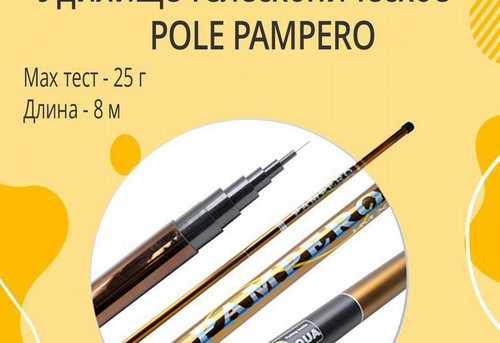 Удилище телескоп aqua pole pampero 8,00m,5-25g,б/к