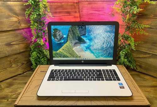 Белый ноутбук HP Intel/GeForce/8gb/SSD