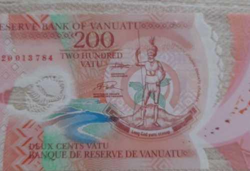 Банкнота Вануату 200 вату. UNC