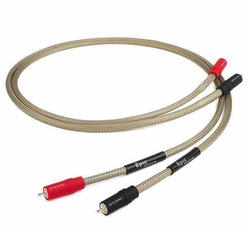 Кабель межблочный аудио Chord Company Epic 2RCA to 2RCA 1m (арт. 335098)