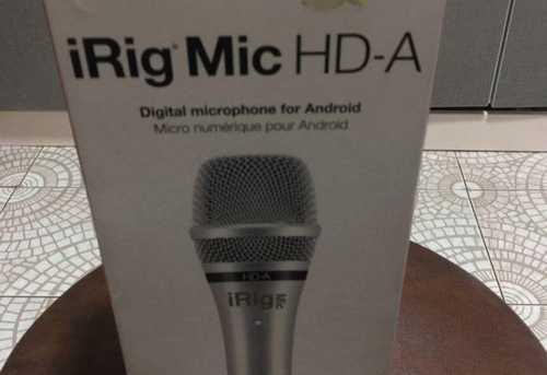 Irig mic hd-a микрофон для android новый