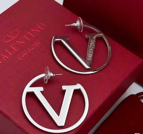 Серьги+браслет Valentino