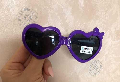 Детские солнечные очки новые