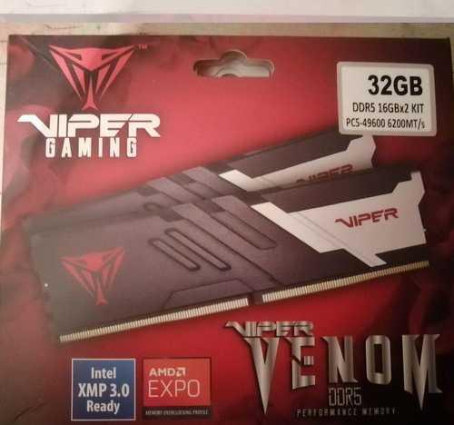 Оперативная память viper patriot dd5 32gb