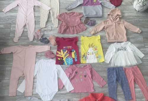 Детская одежда пакетом для девочек 80-92 р