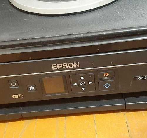 Цветной струйный принтер Epson xp-342 на запчасти