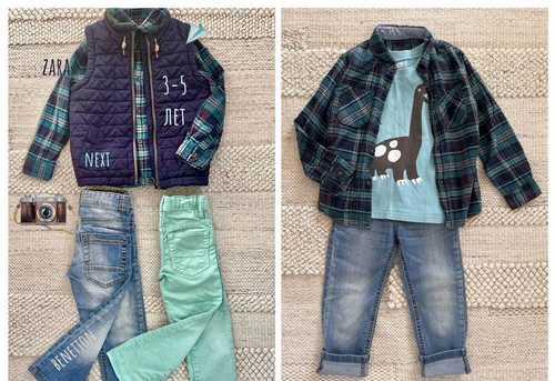 Одежда для мальчика 3-5л Zara, Gap, Next, Benetton