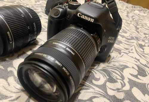 Зеркальная камера canon 550D DS126271