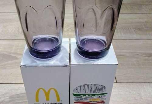 Стаканы юбилейные McDonald's 2шт + игрушка