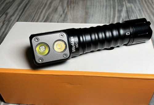 Налобный фонарь Wurkkos HD15 Black+аккумулятор