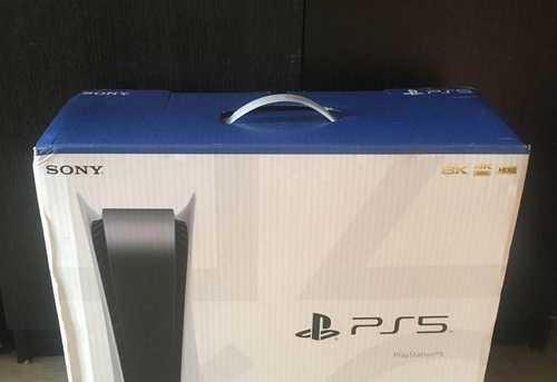 Sony PlayStation 5 с дисководом+игры на приставке