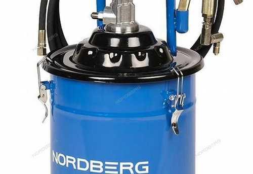 Пневмоустановка/густых смазок.20 л.nordberg NO5020
