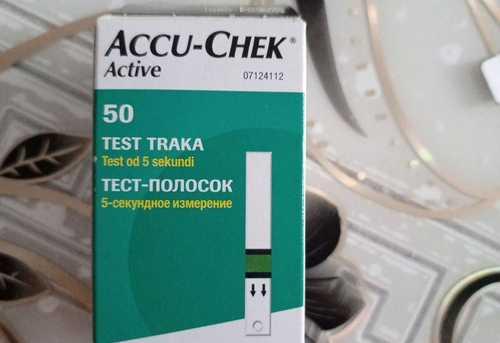 Тест полоски accu chek active