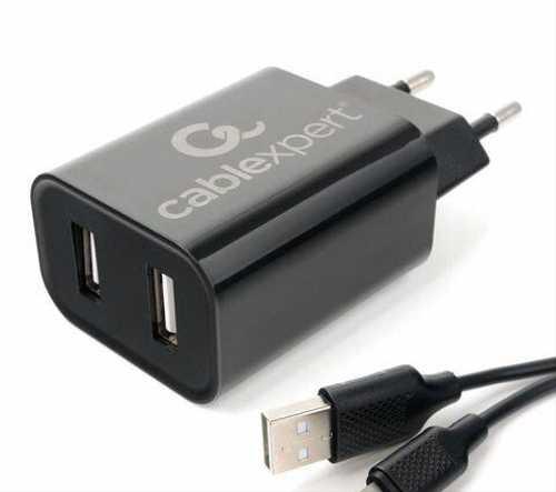 Адаптер питания Cablexpert MP3A-PC-36 USB 2 порта
