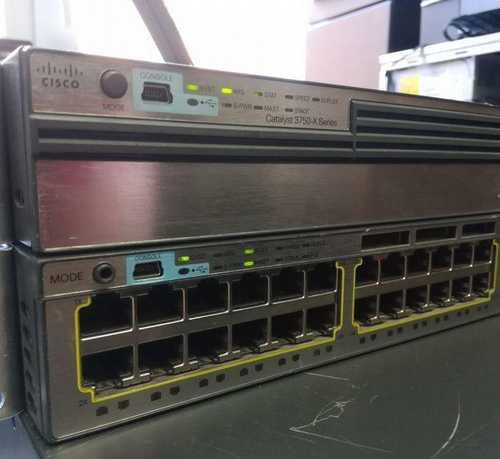 Коммутатор Cisco Catalyst WS-C3750X-24P-S PoE+