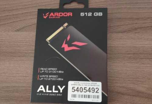 SSD M.2 накопитель ardor gaming 512 новый