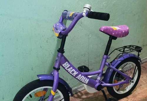 Велосипед детский Black Aqua, колёса 12
