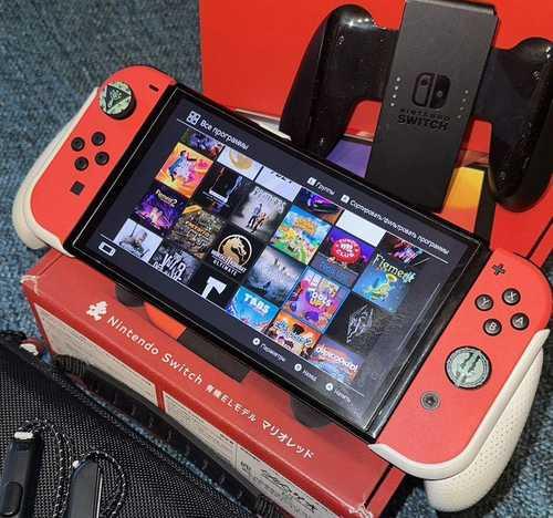 Nintendo switch oled mario edition