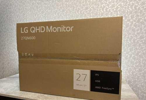 Монитор 2K 2560x1440 27 дюймов LG 27QN600-B новый