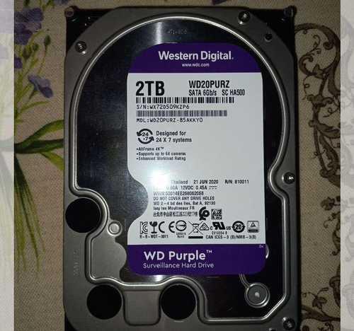 Western Digital 2 тб Внутренний жесткий диск