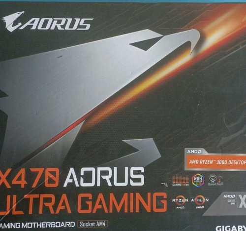 Gigabyte x470 aorus ultra gaming неисправная