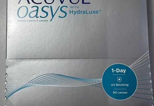 Acuvue oasys HydraLuxe 1day контактные линзы