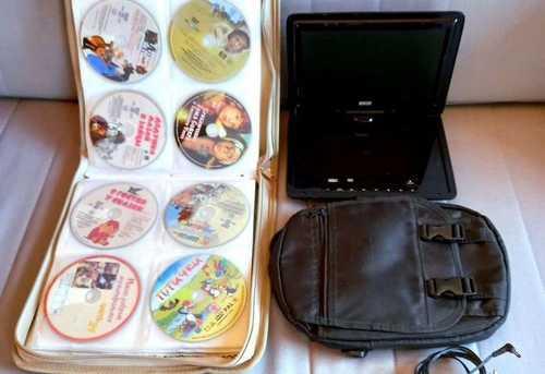 Портативный DVD MPS-907 (с дисками)