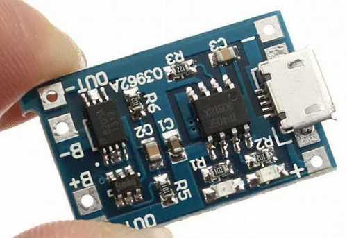 Micro USB 5 в 1A 18650 TC4056A