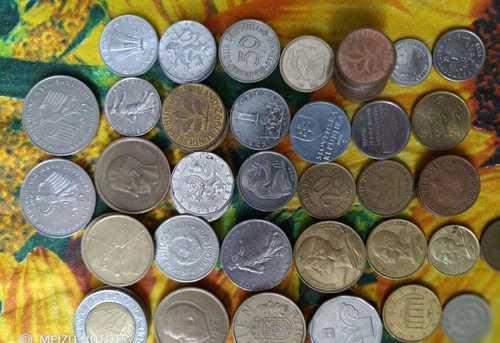 Монеты европейских государств,времена когда они вы