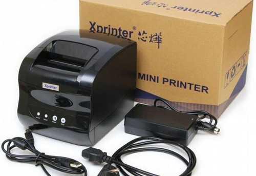 Термопринтер этикеток Xprinter XP-365B USB