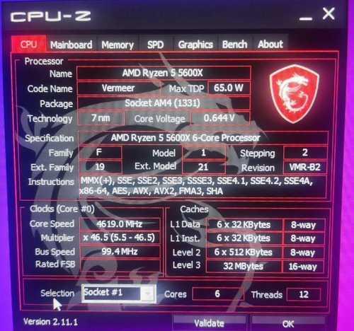 Amd ryzen 5 5600x