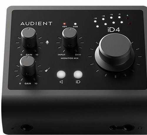 Audient iD4 mkii аудиоинтерфейс USB звуковая