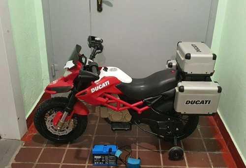 Электромобиль мотоцикл Peg perego Ducati Enduro