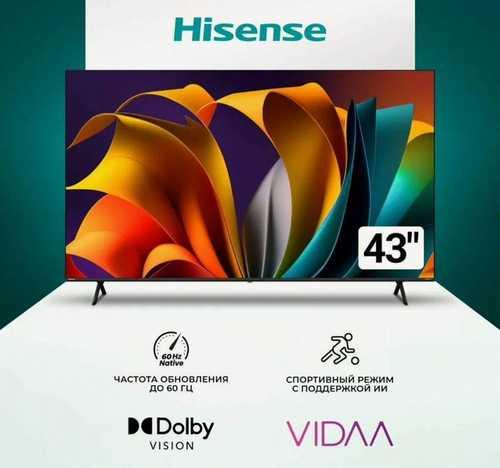 Новый Телевизор Hisense 43A6N (2024) 4K SMART