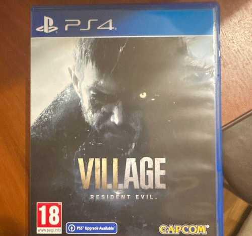 Resident evil village ps4 диск