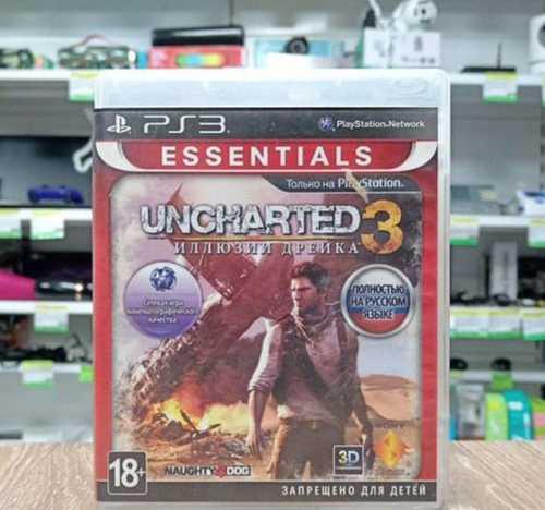 Игра Uncharted 3 Иллюзии Дрейка PS3 (русская)