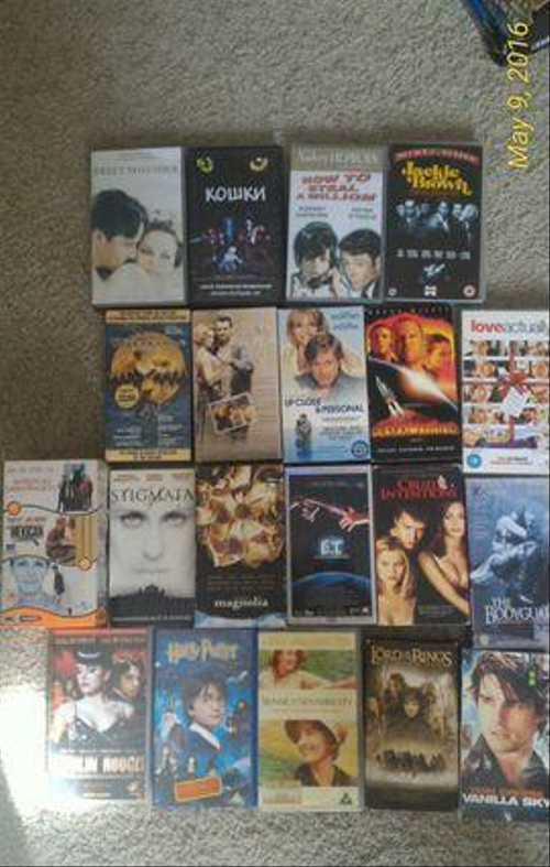 Голливудские фильмы на английском (22 кассеты)