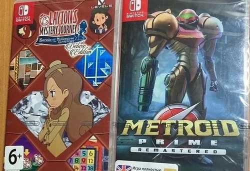 Игры Nintendo Switch Metroid, Layton's Mystery