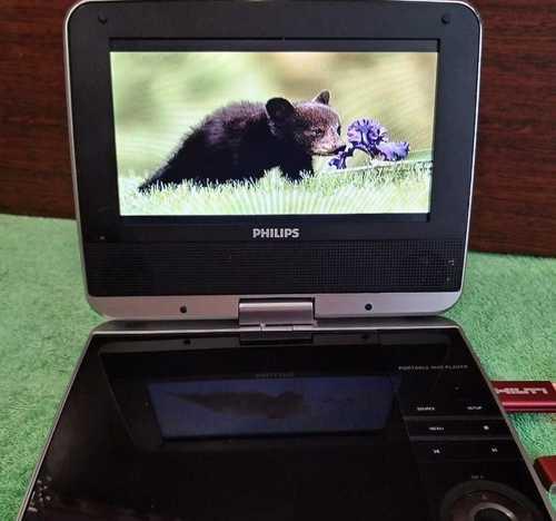 Портативный DVD плеер Philips PET748/58 с TV и USB