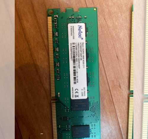 Оперативная память ddr3 8 gb netac