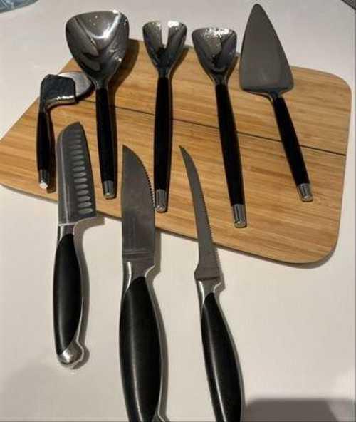 Tupperware chef набор 9 столовые приборы ножи